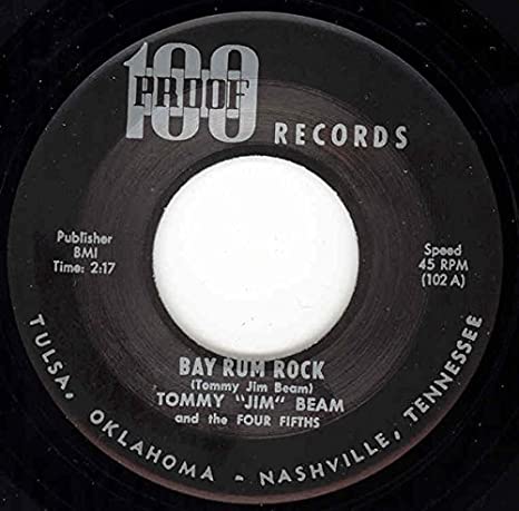 TOMMY 'JIM'BEAM - BAY RUM ROCK / DRIED EYE BABY - 100 PROOF 45 RE - No ...