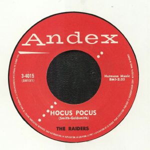 THE RAIDERS HOCUS POCUS / YOO HOO - ANDEX RE 45 - No Hit Records